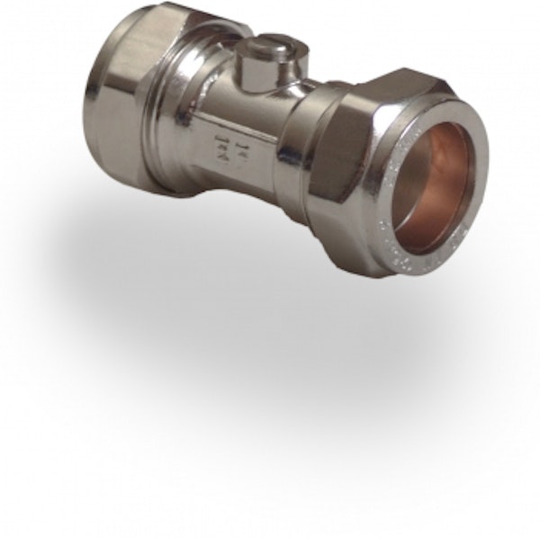 chrome isolating valve