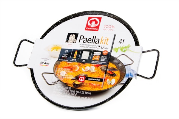 Buy Spanish Seafood Paella Kit With Pan, Oil, Rice and Spice