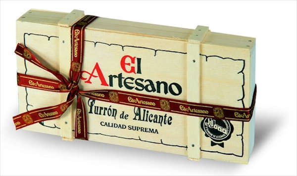 Buy Spanish Turron de Alicante in Wooden Gift Box
