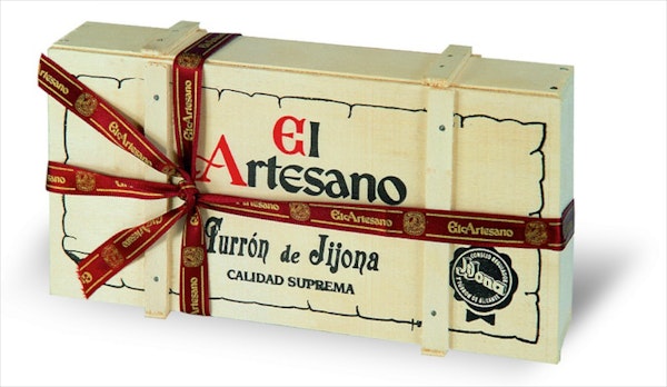 Buy Spanish Turron de Jijona in Wooden Gift Box